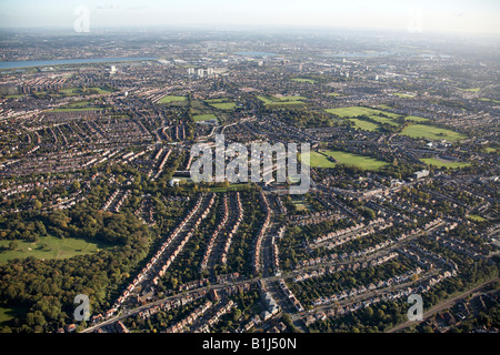 aerial view of Tottenham Park Cemetery, North London, UK Stock Photo ...