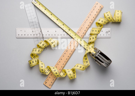 Rulers and tape measures Stock Photo - Alamy