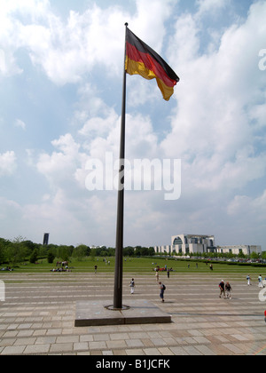 Vertical Germany flag. Germany national flag. Official state symbol of ...