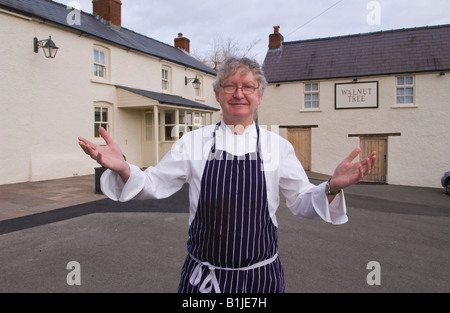 Shaun Hill chef & joint owner of The Walnut Tree Restaurant Llanddewi ...