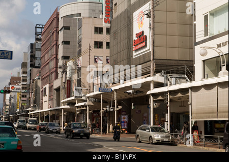 Kyoto, street scene in downtown Kyoto city centre, Japan, Asia, 2023 ...