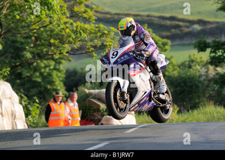 Ian Lougher Isle of Man TT winner Stock Photo - Alamy