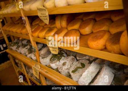 cheese shop in Tuscany Stock Photo - Alamy