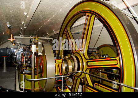 Tower Bridge engine room pump in London UK Stock Photo - Alamy