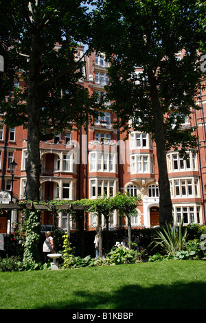 iverna court garden square near kensington high street london uk Stock ...