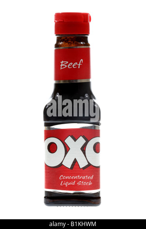 liquid oxo bottle beef stock Stock Photo - Alamy