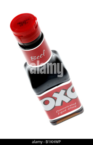 liquid oxo bottle beef stock Stock Photo - Alamy