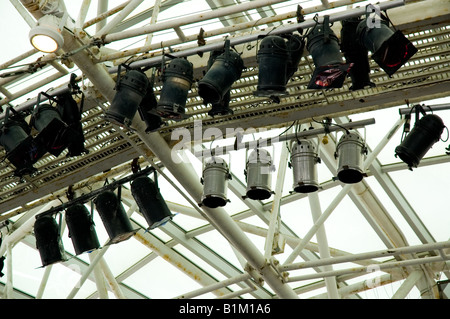 Overhead stage lighting Stock Photo - Alamy