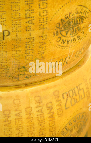 Parmesan Parmigiana cheese wheels Stock Photo - Alamy