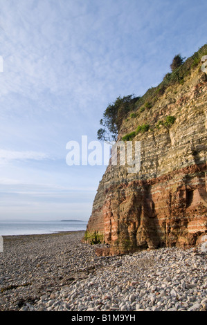 Lavernock Point, Severn estuary, Wales coast UK Welsh coast coastline ...