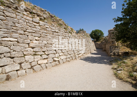 Walls of Troy on the Aegean Coast of Turkey Stock Photo - Alamy