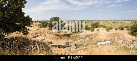Panorama of Troy on the Aegean Coast of Turkey Stock Photo - Alamy