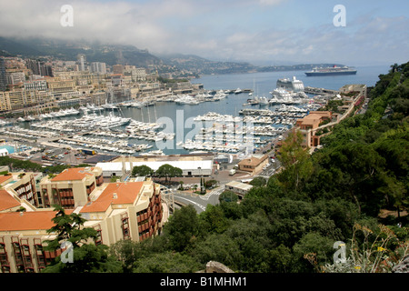 General view of the principality, Monaco, Riviera Stock Photo - Alamy