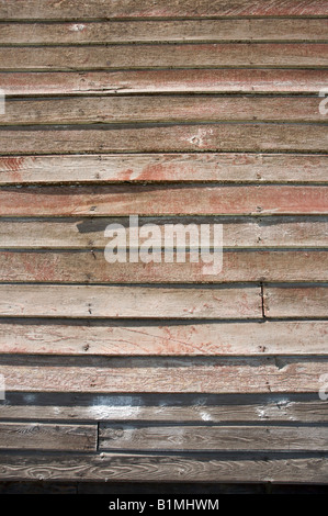 Old weatherbeaten wood on side of old barn Stock Photo - Alamy