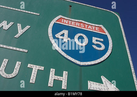 California Freeway 405 sign Stock Photo - Alamy