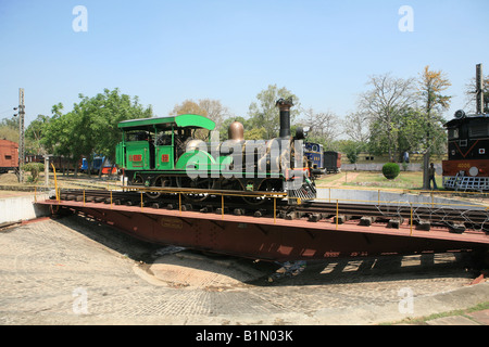 The Fairy Queen Steam locomotive built 1855 EIR22 at the Delhi Railway ...