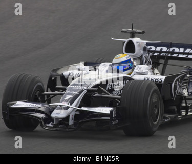 Nico Rosberg testing for Williams at Silverstone Stock Photo - Alamy