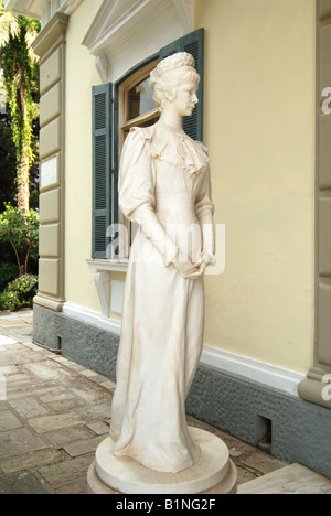 Statue of Elisabeth of Bavaria (Princess Sissi) - Geneva Stock Photo ...