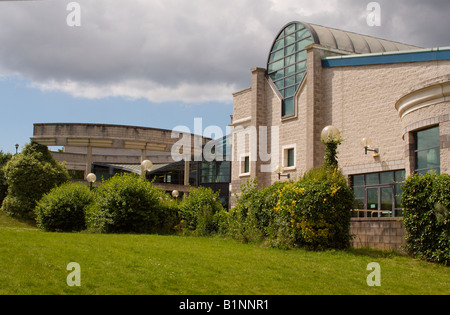 England Surrey Woking Pool in the Park swimming exterior with passing ...