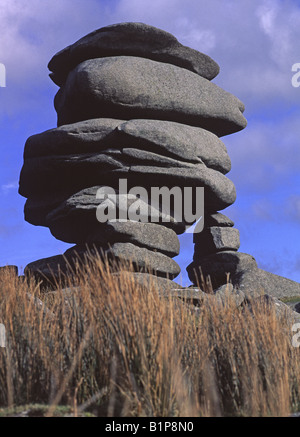 Rocks known as The Cheesering at Bodmin Moor Cornwall Stock Photo - Alamy