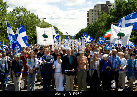 Montreal, Quebec, Canada. 24th June, 2016. St Jean Baptiste Day ...