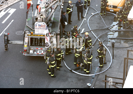 New York City Fire Department Ladder Company 3 exhibit at 9/11 Stock ...