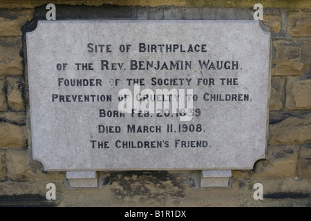 The birthplace of Rev Benjamin Waugh, founder of the NSPCC, in Settle ...