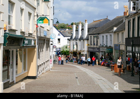 Town Centre, Molesworth Street, Wadebridge, Cornwall, England, United ...