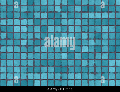 Abstract background with square tiles of blue color Stock Photo - Alamy