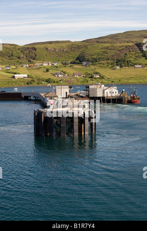 UIG AND UIG BAY WITH FERRY TERMINAL ON THE ISLE OF SKYE SCOTLAND Stock ...