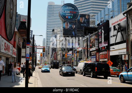 Yonge Street at Gould, Downtown, Toronto, Ontario, Canada Stock Photo ...