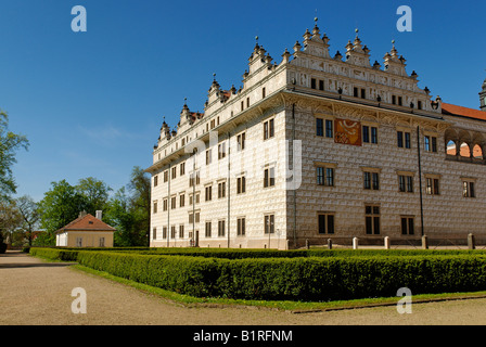 Renaissance castle Litomysl, UNESCO heritage, Czech Republic Stock ...