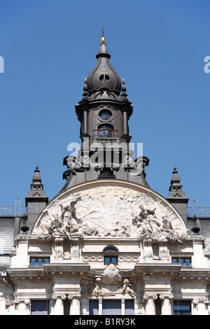 historic town house palais at Lenbach Platz, Munich, Bavaria, Germany ...