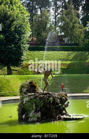 Boboli Gardens, lake in Florence Italy Stock Photo - Alamy