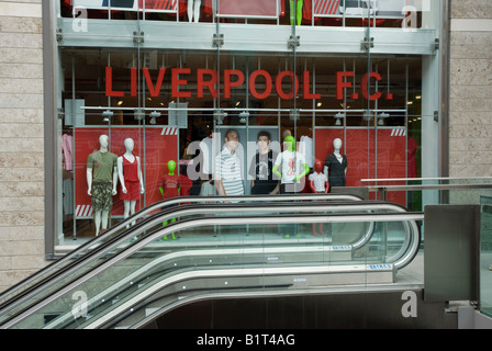 The Liverpool football club merchandise shop in Chester city centre UK ...