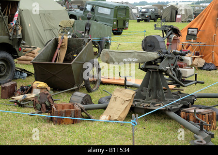 Polston 20mm anti-aircraft gun and mounting Stock Photo - Alamy