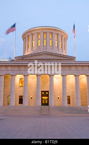 Ohio Statehouse West Facade Columbus Ohio // COLUMBUS, Ohio - A view of ...