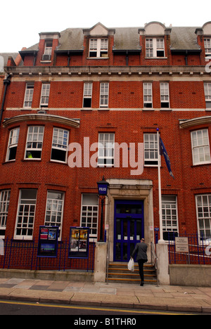 Facade of Fulham Police Station, west London, UK Stock Photo - Alamy