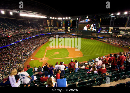 Chase Field Stadium, home of Arizona Diamondbacks Major League Baseball ...