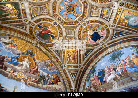 The Disputation On The Holy Sacrament By Raphael, The Vatican, Rome ...