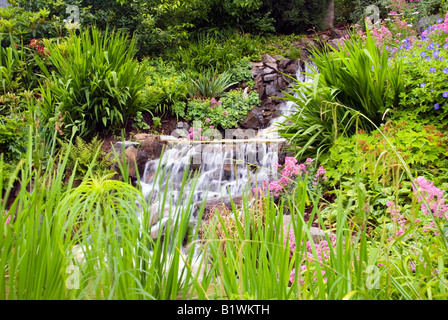 water feature, Fougeres, France Stock Photo - Alamy