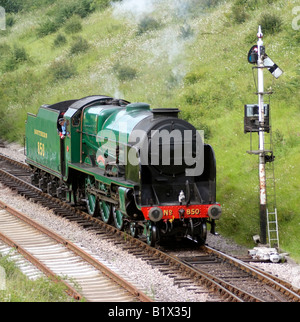 steam engine cotswolds gloucestershire england uk Stock Photo - Alamy