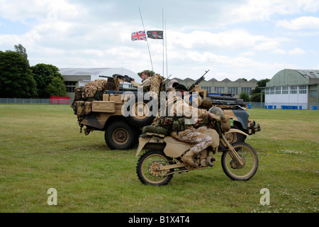 SAS vehicles in action Stock Photo - Alamy