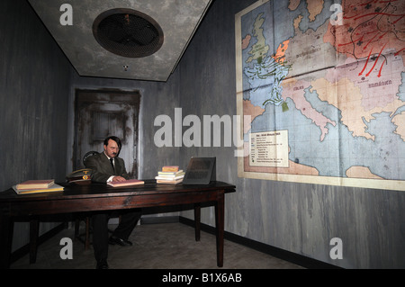 Wax figure of Adolf Hitler at Berlin Madame Tussauds Exhibition Stock ...