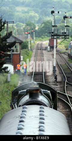 GWR steam train Toddington English Cotswolds UK Stock Photo - Alamy