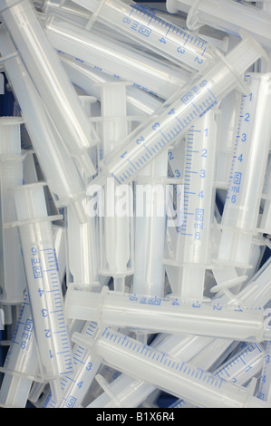 Syringes in pile Stock Photo - Alamy