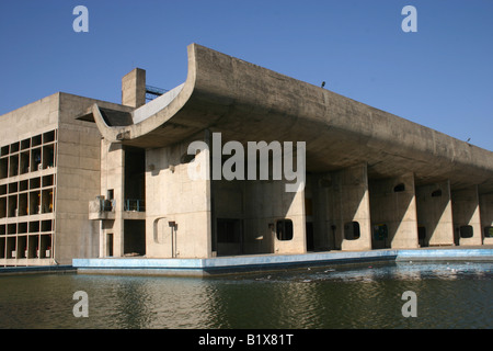 Palace of Assembly designed by Le Corbusier, Punjab State, Chandigarh ...