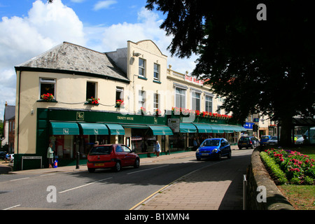 axminster town centre high street shops devon england uk gb Stock Photo ...