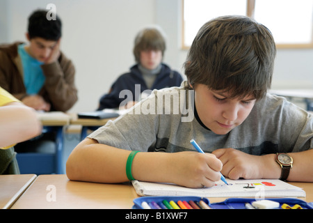 classroom scene at a German secondary school Stock Photo - Alamy