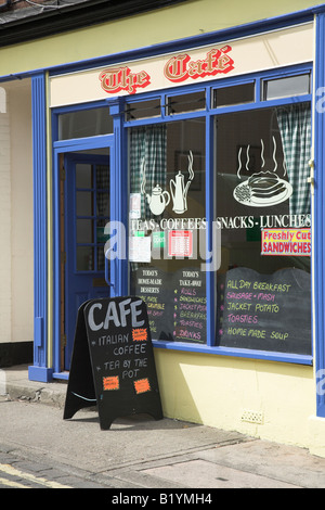 Small local cafe Leiston, Suffolk, England Stock Photo - Alamy